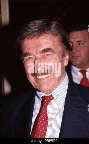 Fred Trump at The Plaza Hotel on June 1, 1991 in New York City. Credit ...
