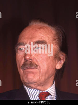 Fred Trump at The Plaza Hotel on June 1, 1991 in New York City. Credit ...