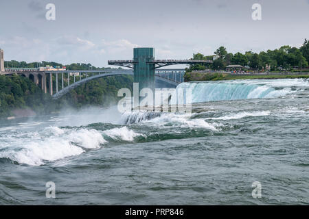 Rainbow International Bridge Niagara Falls Border crossing between ...