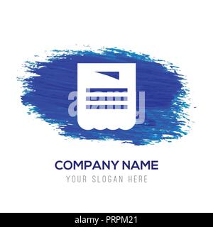 Computer Files Icons - Blue watercolor background Stock Vector Image & Art - Alamy