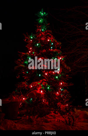 tree, space, night, nighttime, decoration, copy, imitation, clich ...