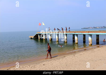 The beautiful Lake Kivu beach at Gisenyi, Rwanda Stock Photo - Alamy