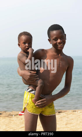 The beautiful Lake Kivu beach at Gisenyi, Rwanda Stock Photo - Alamy