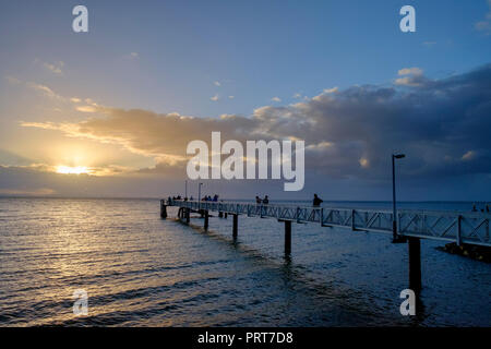 On the beachfront at Amity Point Stock Photo - Alamy