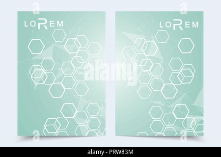 Minimal brochure templates, magazine, leaflet, flyer, cover, booklet ...