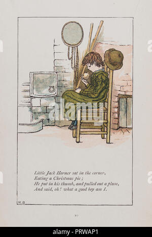 Little Jack Horner Nursery Rhyme Little Jack Horner is a nursery Stock ...