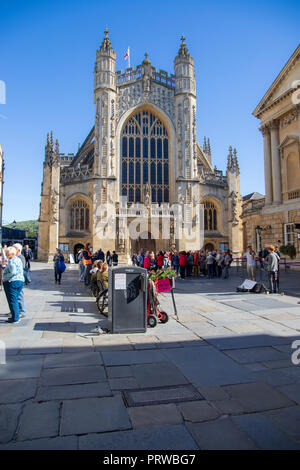 Bath Abbey Cemetery, City of Bath, Somerset, England, UK Stock Photo ...