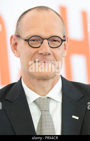 05 October 2018, Bavaria, Erlangen: The new headquarters of the medical ...