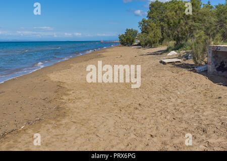 Amazing seascape of koukla beach, Zakynthos island, Greece Stock Photo ...