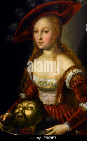 Portrait of Salome with the Head of John the Baptist. Painted by Jan ...