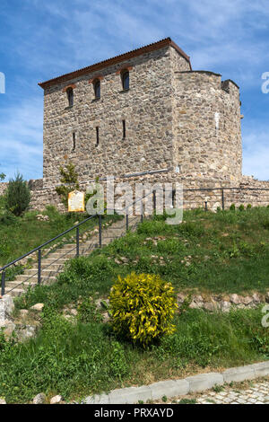 Ruins of Ancient Byzantine fortress The Peristera in town of Peshtera ...