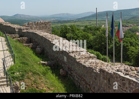 PERISTERA FORTRESS, PESHTERA, BULGARIA - MAY 5, 2018: Ruins of Ancient ...
