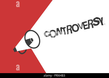 Word writing text Controversy. Business concept for Disagreement or ...