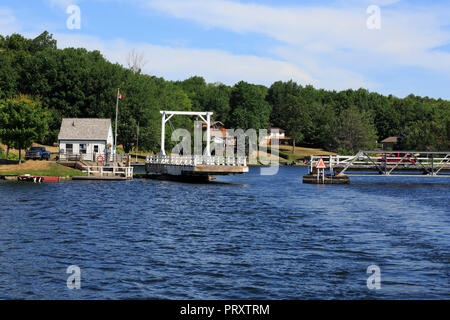 Brass Point Bridge, Rideau Canal, Ontario Stock Photo - Alamy
