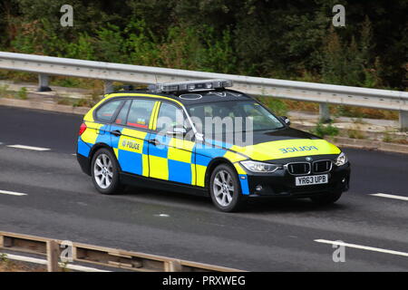 A black battenberg police car belonging to South Yorkshire Police Force ...