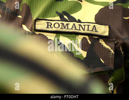 Romania military uniform. Romanian troops Stock Photo - Alamy