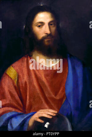 Christ with Globe 1530 by Titian Stock Photo - Alamy