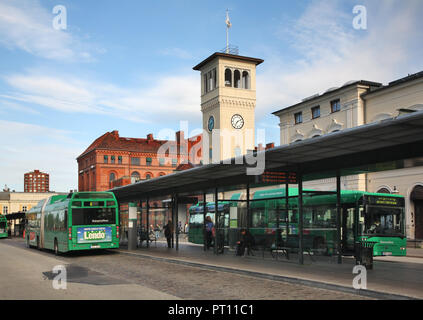 Malmö bus station Stock Photo - Alamy