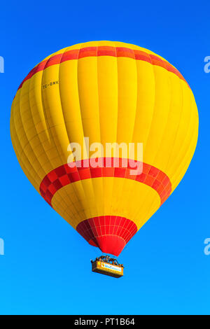 Central Anatolia, Goreme, Turkey - September 22, 2018. Amazing sunrise ...