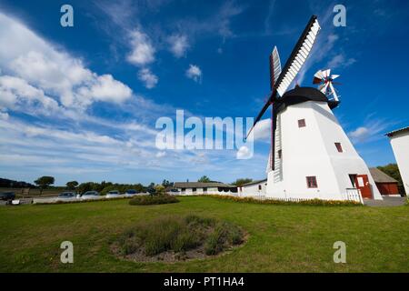 Windmill at Aarsdale, Bornholm, Denmark Stock Photo - Alamy