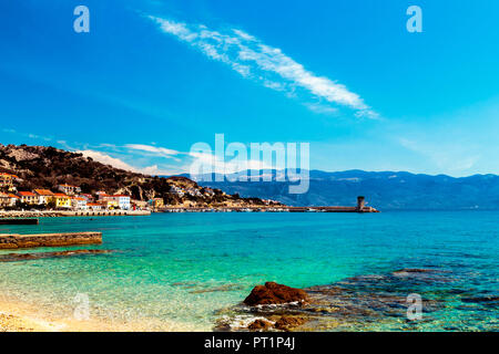 Baska and its beach in a sunny day Stock Photo - Alamy