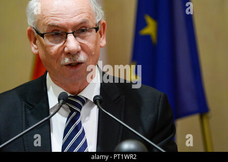 European Budget Commissioner Janusz Lewandowski of Poland addresses the ...