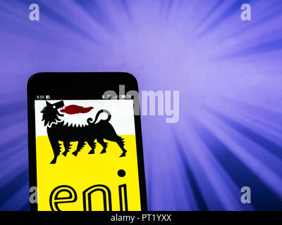 Logo of Eni, an Italian multinational oil and gas company, largest ...