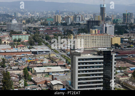 ETHIOPIA , Addis Abeba, construction boom, most of the construction is ...