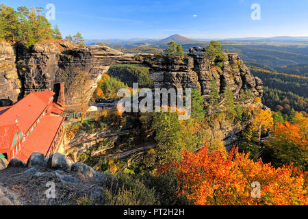 Czech Republic, Elbe Sandstone Mountains, Bohemian Switzerland, Edmund ...