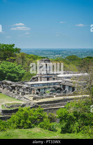 Palenque Ancient Ruins,Elevated View, Chiapas,Mexico Stock Photo - Alamy