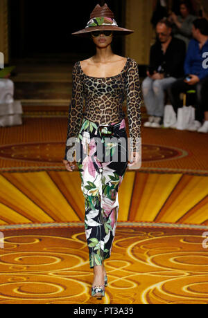 Daiane Sodre walks the runway during the Victoria's Secret Fashion Show ...