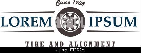 auto tire logo design concept template Stock Vector Image & Art - Alamy