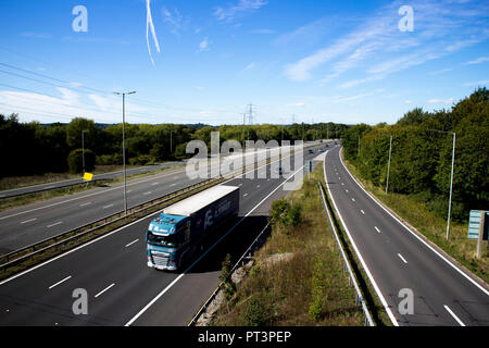 motorway at junction 12, road run between London and Wales and is the ...
