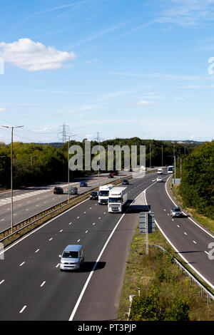 motorway at junction 12, road run between London and Wales and is the ...