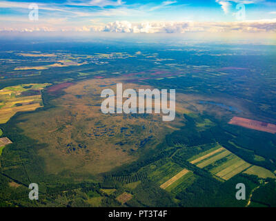 Top aerial view of a big swamp in Latvia Stock Photo - Alamy