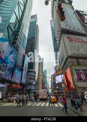 Time Square day time cityscape Stock Photo - Alamy