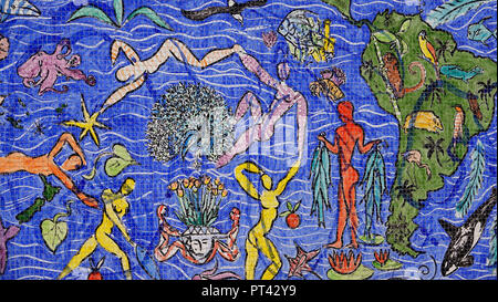 The earth spirit of Andre Heller, art exhibition in the Abbey Park ...