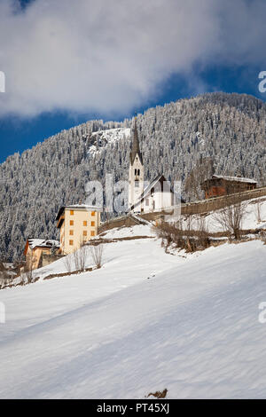 Italy, Veneto, Belluno district, Falcade, autumn sunset with low fog ...