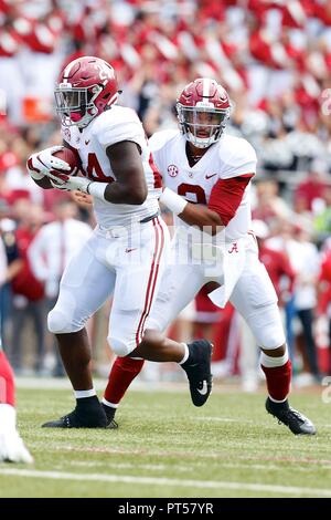 Alabama running back Brian Robinson Jr. is tackled by Ohio State during ...