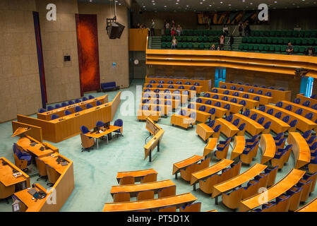 conference room of dutch parliament in Den Haag, Holland Stock Photo ...