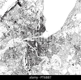Geneva city map poster. Map of Geneva street map poster. Geneva map ...