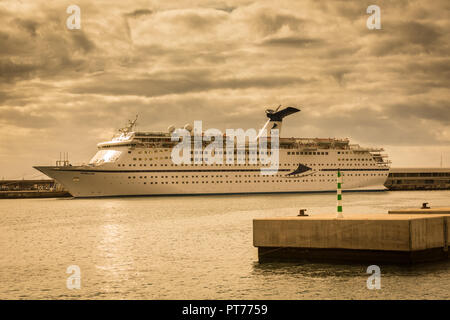 MV Magellan docked in Funchal, Madeira Stock Photo - Alamy