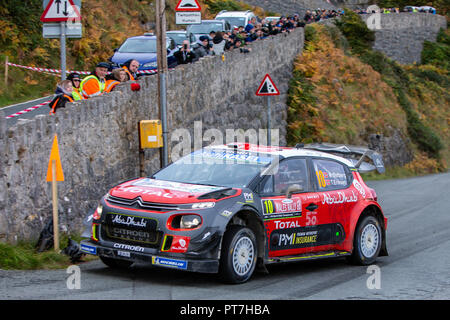 Llandudno, UK. 7th Oct, 2018. WRC Dayinsure Wales Rally GB, day 4 ...