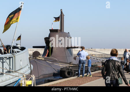 German Navy Type 212A submarine U-31 surfaces during exercise Baltic ...