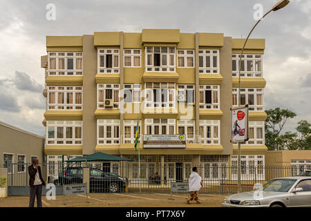 KIGALI,RWANDA - OCTOBER 30,2017: Remera This is Yyussa Plaza in KG 201 ...