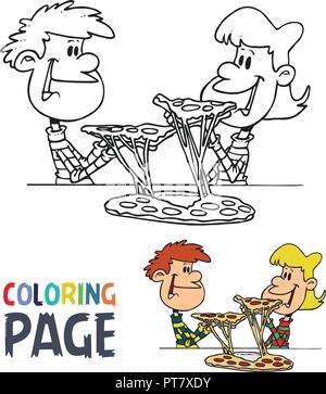 coloring book for kids. tomato vector Stock Vector Image & Art - Alamy