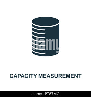 Volume Measurement icon. Monochrome style design from measurement ...