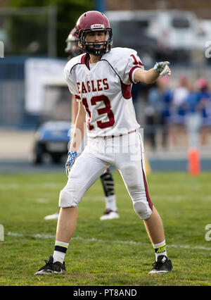 Football action with West Valley vs. Sutter High School in Cottonwood ...