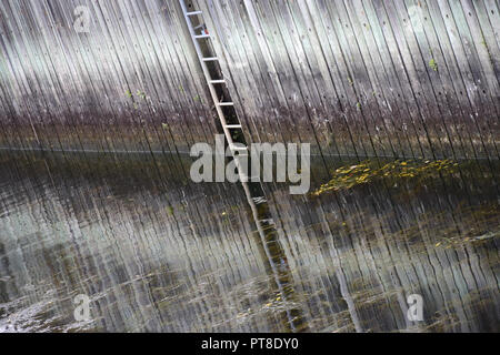 A ladder reflected on the water Stock Photo - Alamy