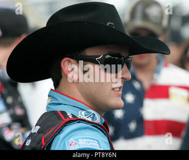Austin Dillon waits for the start of a NASCAR Cup Series auto race ...